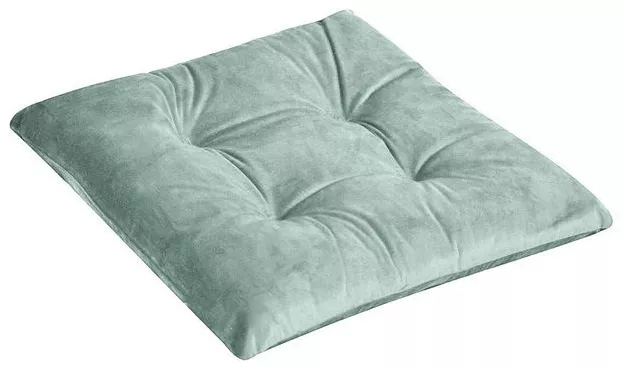 Perna verde mente pentru scaun imitatie catifea patrata 38x38x4 - cel.ro