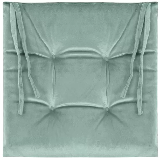 Perna verde mente pentru scaun imitatie catifea patrata 38x38x4 - cel.ro