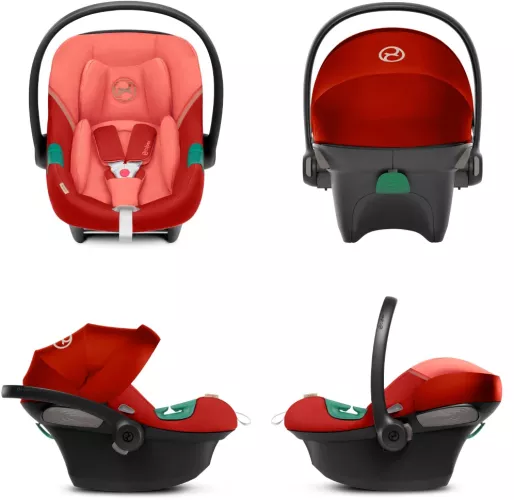 Scoica auto Cybex Aton S2 i-Size Hibiscus Red CYBEX-522001961