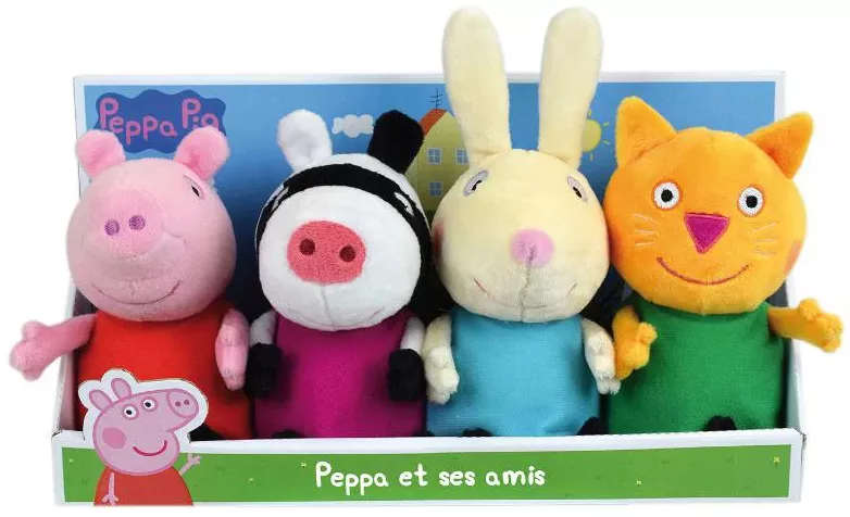 Set 4 Plusuri Jemini 17cm Peppa Pig Si Prietenii leai_672893092 - cel.ro