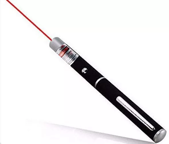 Laser Pointer Rosu Puternic cu Cap Proiectie si 2 Baterii Incluse ...