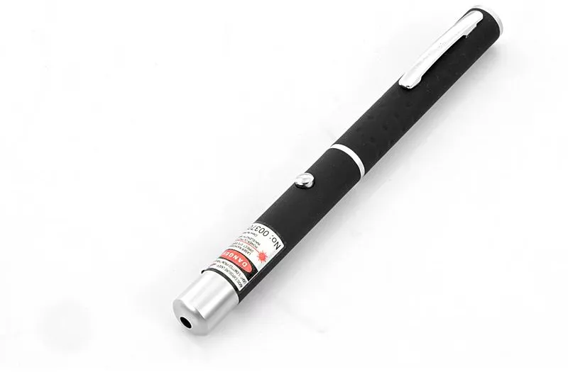 Laser Pointer Rosu Puternic cu Cap Proiectie si 2 Baterii Incluse ...