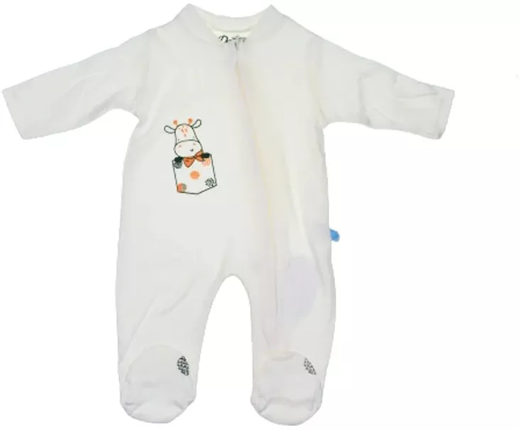 Salopeta cu maneca lunga pentru bebelusi Mini Junior SBMJ-6 Crem SBMJ-6 ...