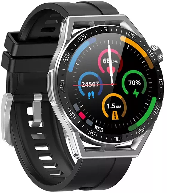 Smartwatch iQuality® HDT3 PRO cu Functie Apelare Telefon Buton Rotativ ...