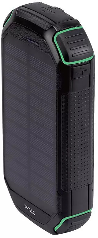 POWER BANK 30000mAh Wireless cu incarcare solara V-TAC SKU-7836 SKU ...