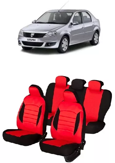 Set huse scaune compatibile Dacia Logan 2004-2012 Rosu egfe_66729995 ...