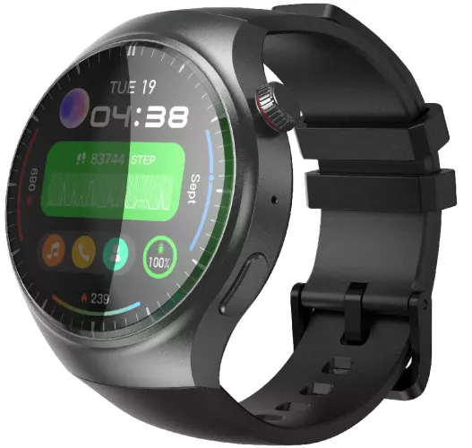 Smartwatch iQuality® xDroidM Titanium Black in romana cu SIM Apel ...