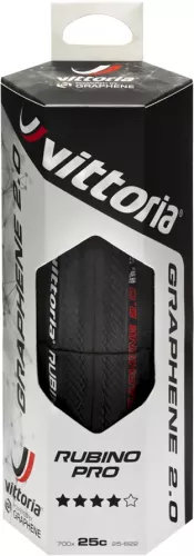 Anvelopa VITTORIA Rubino Pro 700 X 25C 25-622 Tubeless TLR Nylon 150TPI Negru - cel.ro