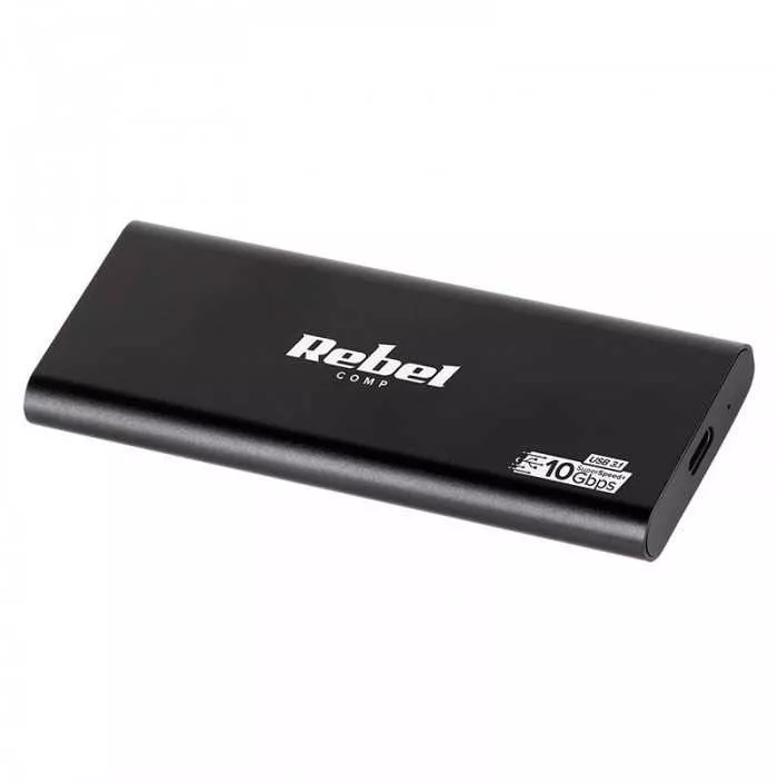 Rack HDD aluminiu SSD M2 USB Type C 3.0 REBEL 5p6_KOM0976