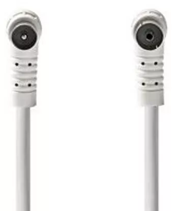 Cablu coaxial - Mufa IEC coaxiala - Priza IEC coaxiala - Nichelat - 120 dB - 75 - cel.ro