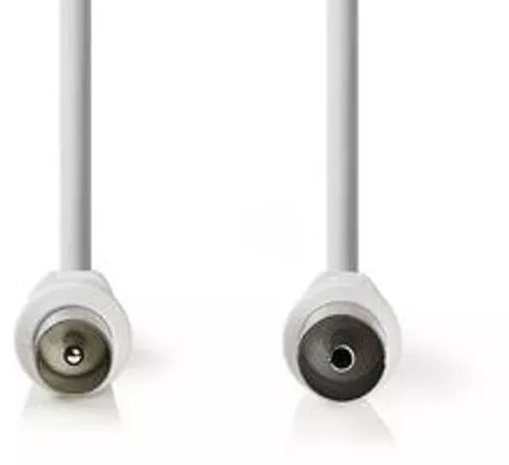 Cablu coaxial - Mufa IEC coaxiala - Priza IEC coaxiala - Nichelat - 90 dB - 75 - cel.ro