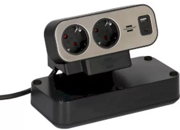 Hub duplex cu protectie la supratensiune 1x USB C 1x USB A soclu 9x ...