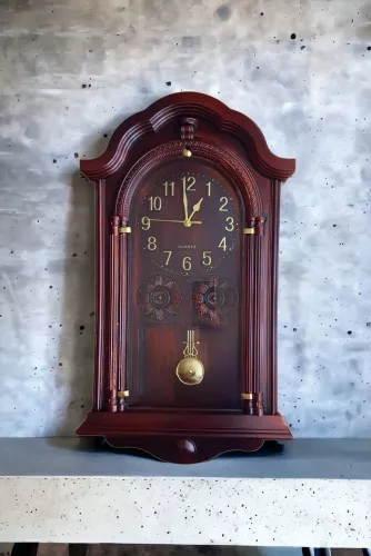 Ceas perete cu pendul vintage 62 cm 4121 - cel.ro