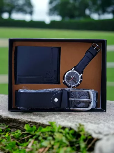 Set cadou 3 piese model negru 4083 - cel.ro