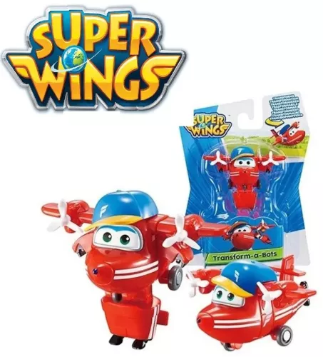 Avion Transformabil Flip Super WINGS 6CM 6911400361575 - cel.ro