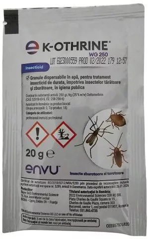 Insecticid Kothrine WG 250 Bayer 20 gr gandaci purici tantari muste ...