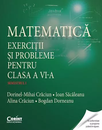 Matematica. Exercitii si probleme pentru clasa a VI-a. Semestrul I y27y ...