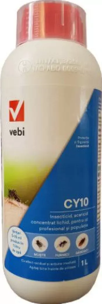 Insecticid profesional CY 10 concentrat pentru tantari gandaci muste ...
