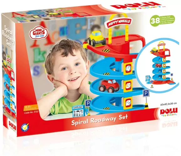 Joc de constructie - Circuit masinute 38 piese xome_672888716 - cel.ro