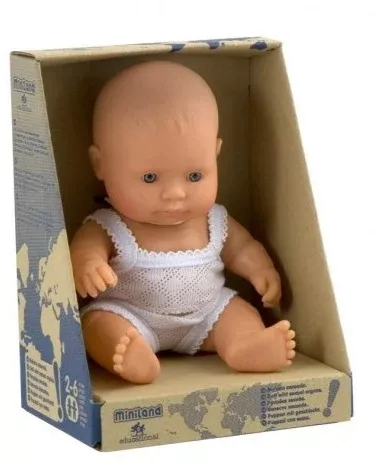Papusa Baby european baiat Miniland 21cm lunz_672886393 - cel.ro