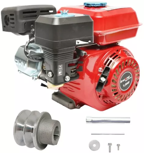Motor pe benzina 4 timpi 7.5CP + fulie ax cu pana 19mm DISFB97 BK98453 ...