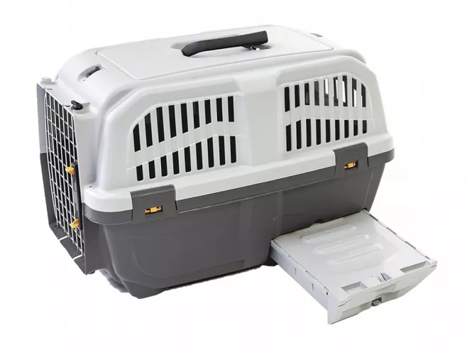 Cusca Transport Pisici Skudo Trixie certificare IATA 60x40x39h cm