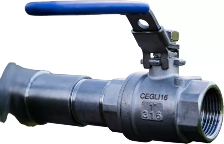 Butoi inox cu capac flotant si canea echipat complet 1000 litri