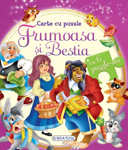 Carte cu puzzle - Frumoasa si Bestia 978-606-024-145-4 - cel.ro