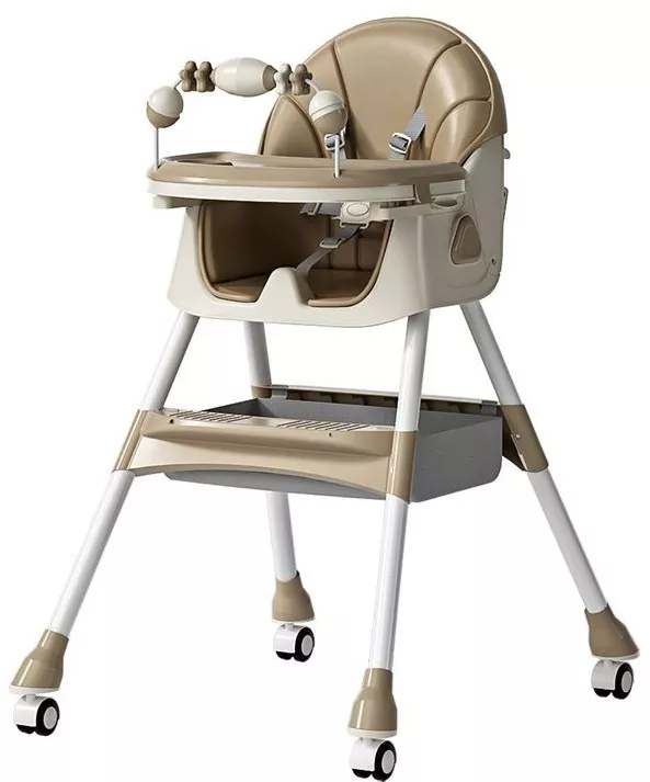 Scaun de Masa pe Roti pentru Copii Flippy 2 Tavite si Husa Detasabile ...