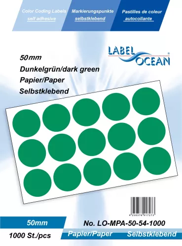 Etichete Autoadezive Buline Colorate Diametru 50 mm Hartie 1000 Bucati ...