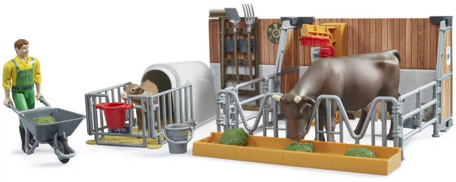 Grajd Bruder cu vacute si fermier ART_BR62611 - cel.ro