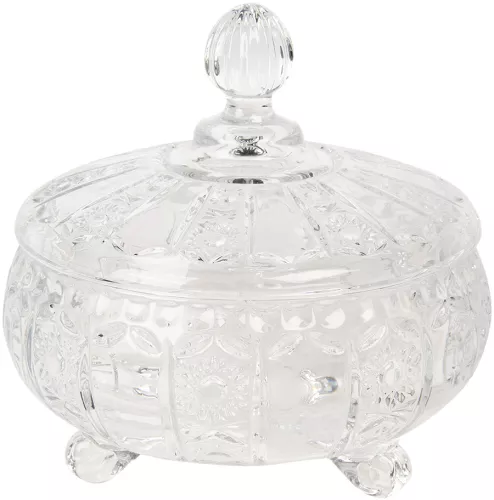 Bol sticla transparenta 17x17 cm 6GL2845 - cel.ro