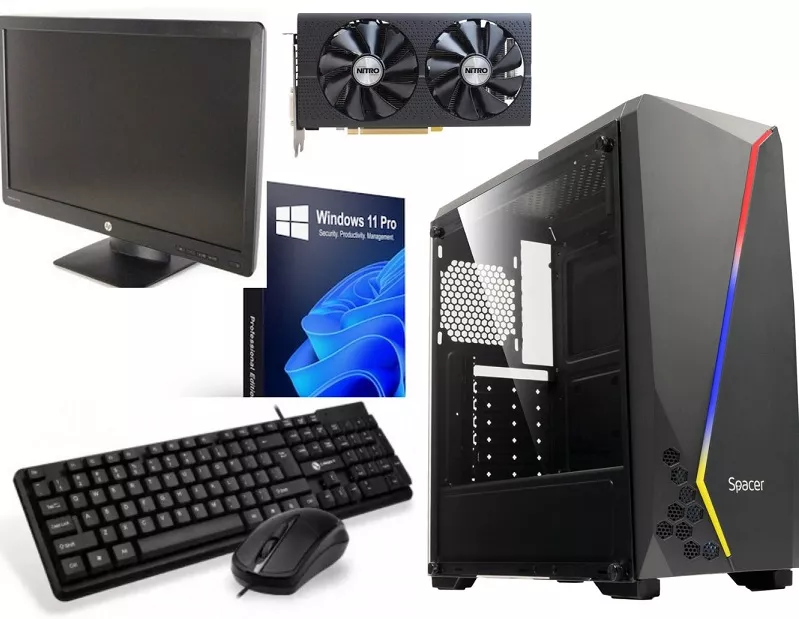 Calculator complet gaming refurb Spacer Ryzen 3 1200 3.4Ghz ram 16gb ...