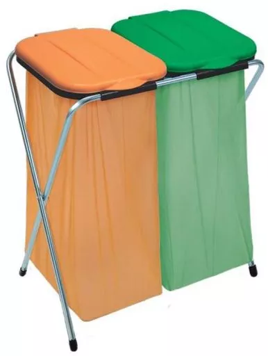 Suport pentru 2 saci de gunoi 66x42x78 cm ECOFIX Strend Pro 2211492 ...