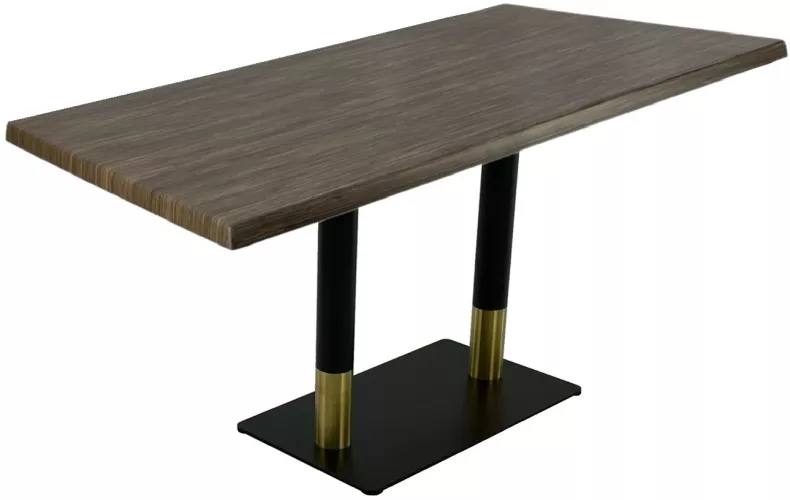 Masa bar terasa dreptunghiulara 140x80xh74cm Raki Dark Seagrass blat ...