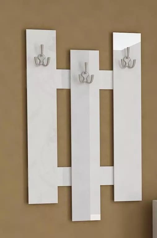 Cuier pentru hol Como 60x100 cm Alb lucios k7su_252986511 - cel.ro