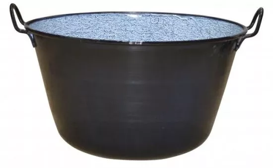Ceaun emailat caldare cu manere 100 L Perfect Home 71059 - cel.ro