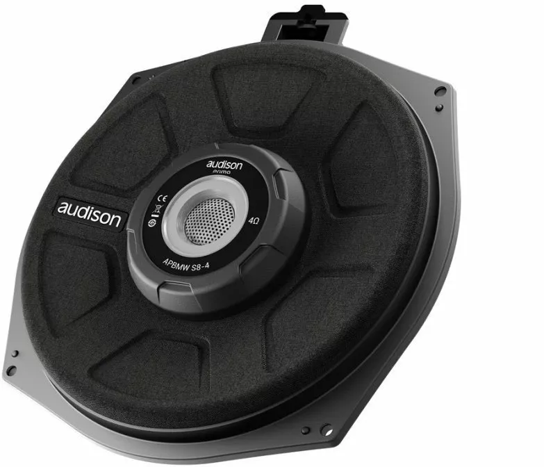 Subwoofer Auto Audison Prima dedicat BMW APBMW S8 2.2 2 OHM 150W RMS 1 bucata - cel.ro