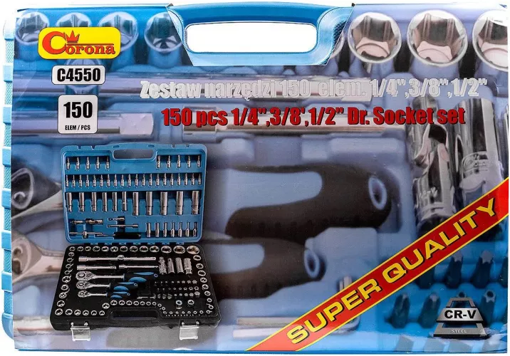 Trusa profesionala de scule set 150 piese Richmann C4550 - cel.ro