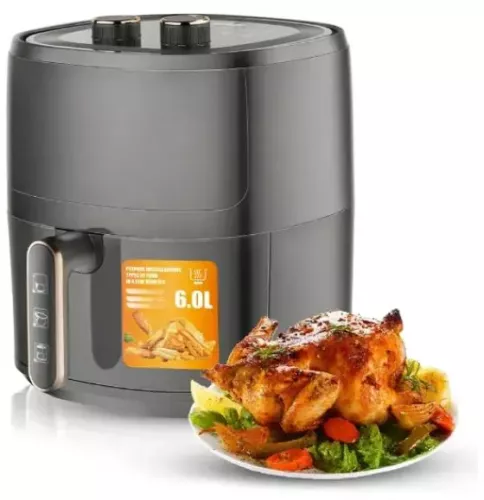 Friteuza cu Circulatie Aer 360° Air Fryer RAF 5325 6L 1500W Negru - cel.ro
