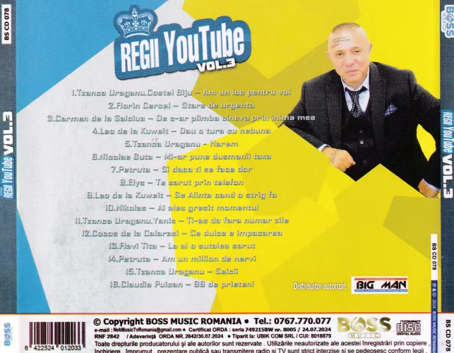 Regii Youtube vol 3 CD Audio 461418 - cel.ro