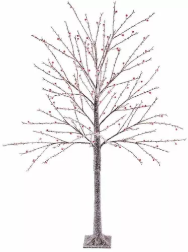 Copac 280 leduri 14 ramuri merisoare 150 cm A09.06.41 - cel.ro