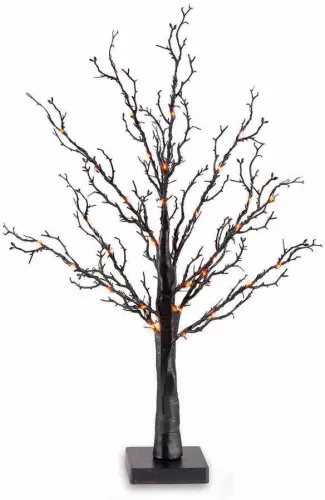 Copac 40 leduri portocalii 10 ramuri 60 cm A09.06.44 - cel.ro