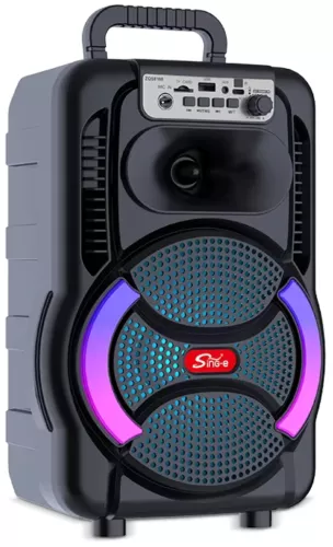 Boxa portabila cu microfon ZQS8166 60W PMPO BT/FM/USB 3000mAh