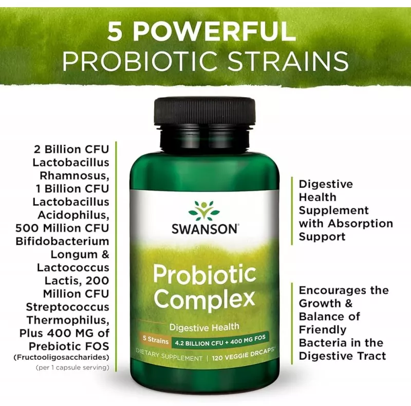 Probiotic Complex 4.2 Billion CFU 120 Capsule Swanson ls7q_190955232