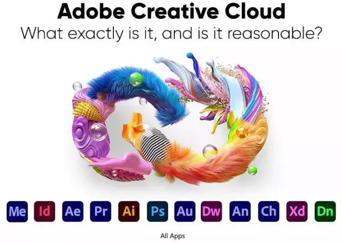 Adobe Creative Cloud 100 GB MacOS/Windows All Apps 1 An Binding Account ...
