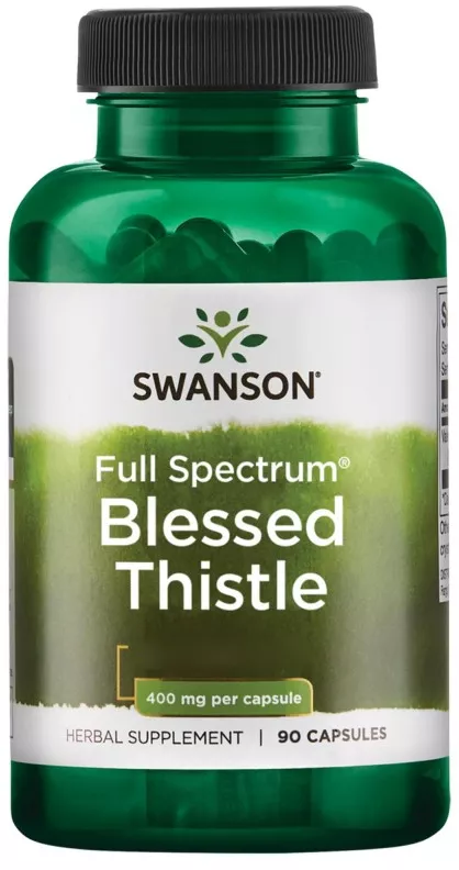 Full Spectrum Blessed Thistle Schinel 400mg 90 Capsule Swanson