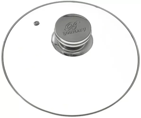 Set 3 oale Bohmann din otel inoxidabil de 7.7l 6.6l 5.1l cu capace din ...