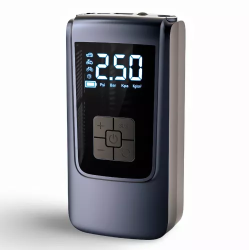 Compresor de aer portabil digital baterie 6000mAh pentru umflarea ...