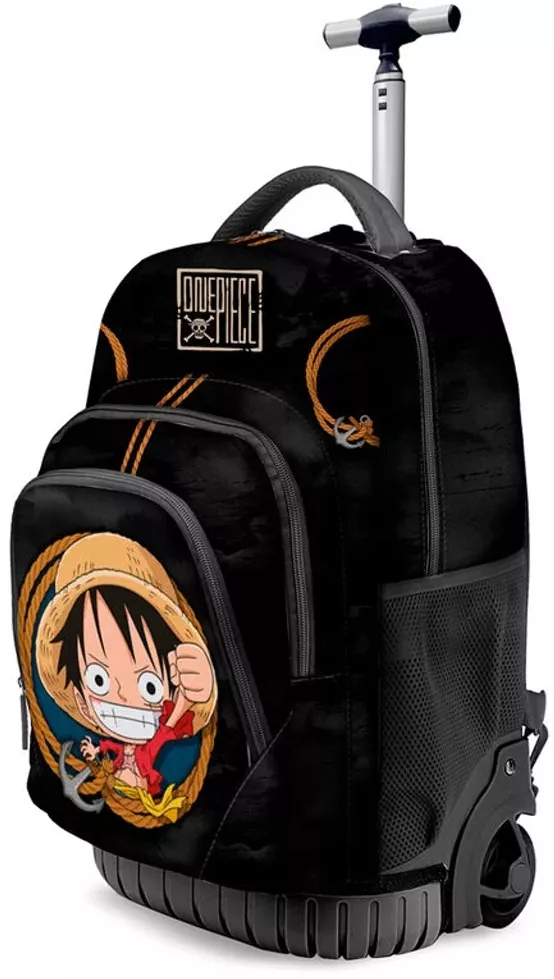 Ghiozdan Troler One Piece Ropes 47 x 32 x 27 cm 47 x 32 x 27 cm Negru ...